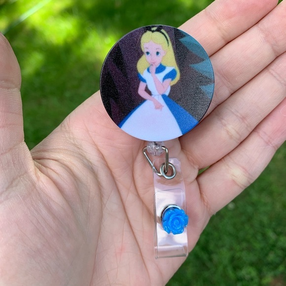 @juliatok | Accessories | Alice In Wonderland Retractable Badge Holder ...